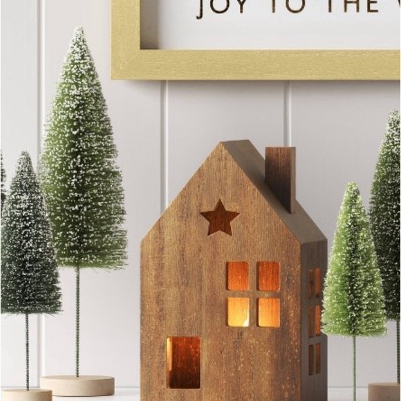 Target | Holiday | Target Wondershop Lit Wood House Christmas Cozy ...